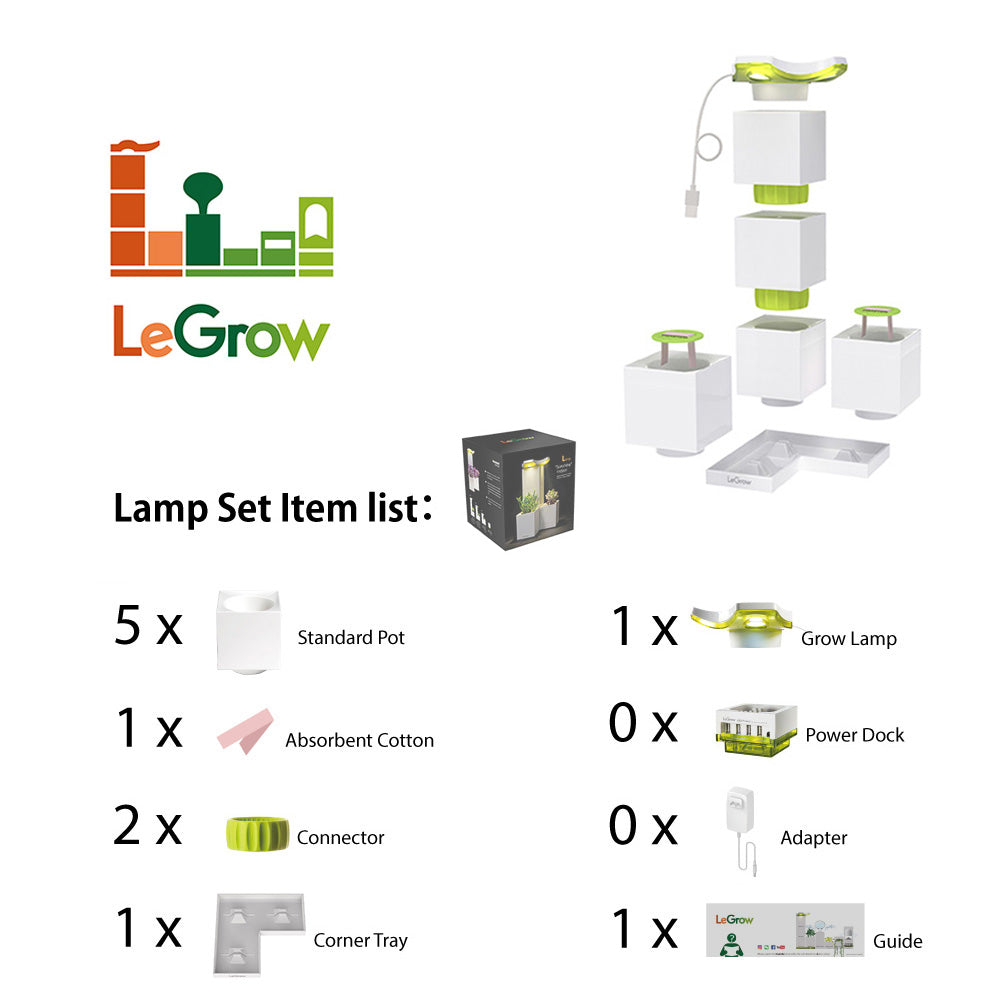 Indoor Planter with Grow Light, 10 Days Watering-Free | LeGrow - L