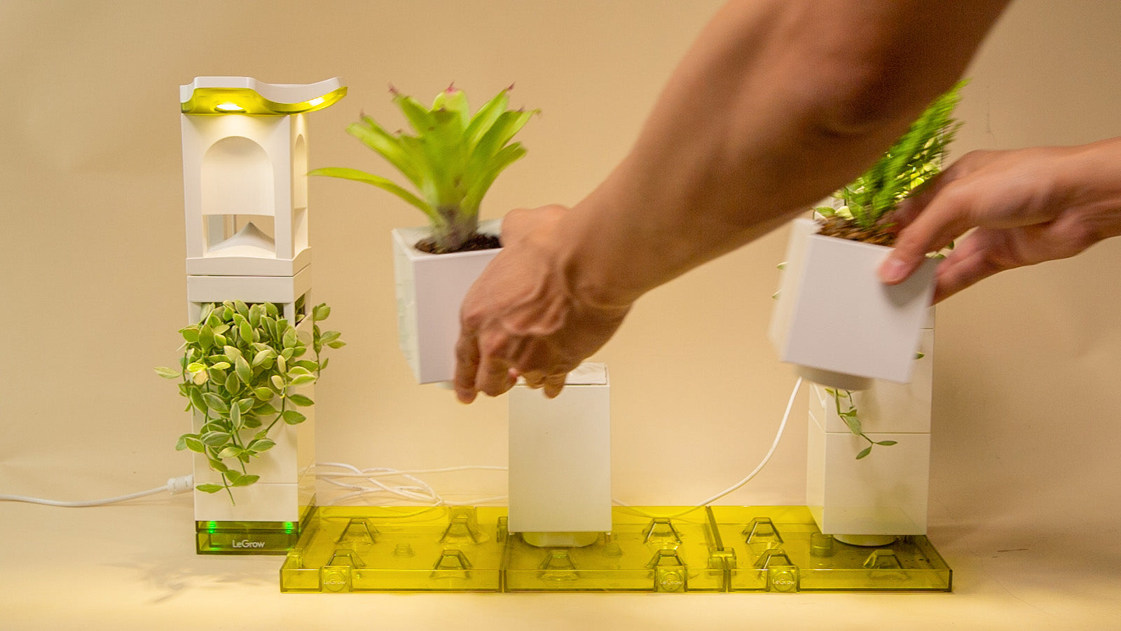 LeGrow Modular Indoor Garden System for Home Decor Low-maintenance