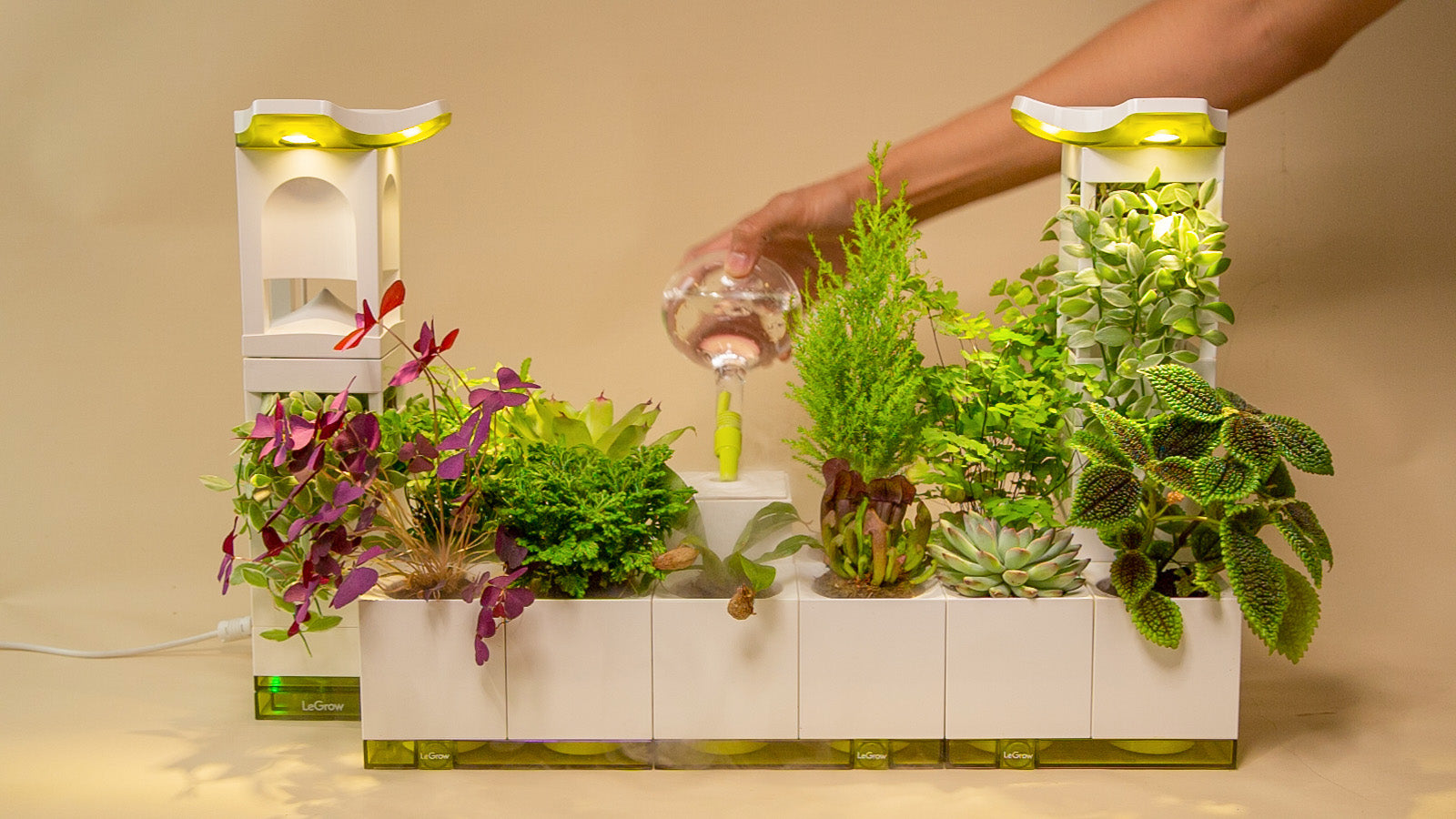 LeGrow Modular Indoor Garden System for Home Decor Low-maintenance